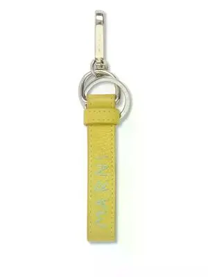 Marni Leather Keyring - Yellow