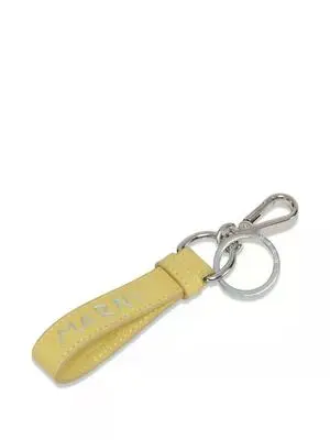 Marni Leather Keyring - Yellow