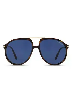 TOM FORD Tortoiseshell Oversized Sunglasses