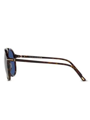 TOM FORD Tortoiseshell Oversized Sunglasses