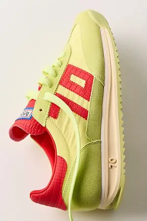 BACK70 Barkley Jogger Sneakers - Light Yellow Red