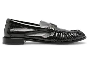 Saint Laurent Le Loafer Penny Slippers - Black