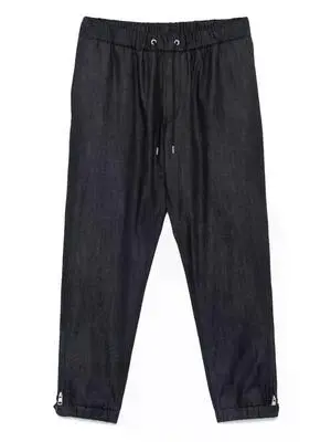 Moncler Logo Patch Tapered Trousers