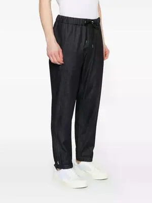 Moncler Logo Patch Tapered Trousers