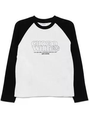 CHOCOOLATE Raglan Long-sleeved T-shirt - Black