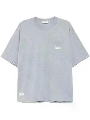 CHOCOOLATE Embroidered Logo T-shirt - Grey