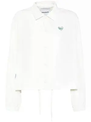 CHOCOOLATE Logo-print Jacket - White