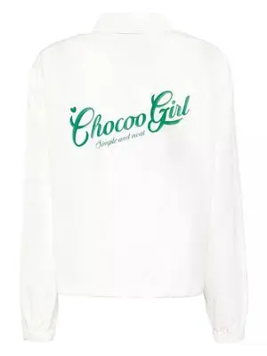 CHOCOOLATE Logo-print Jacket - White