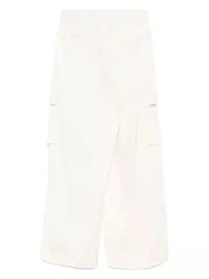 CHOCOOLATE Wide-leg Cargo Pants - Neutrals