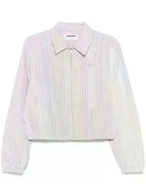 Chocoolate Striped Shirts For Women