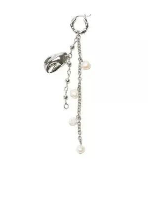 Acne Studios Claw Charm Chandelier Earring - Silver