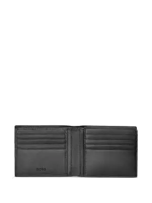 BOSS Logo-print Leather Wallet
