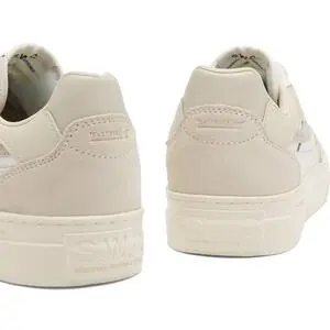 S.W.C STEPNEY WORKERS CLUB Pearl S-strike Leather Sneakers - Spring White