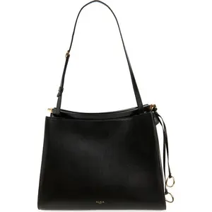 Alaïa Medium Le Click Leather Shoulder Bag - Noir