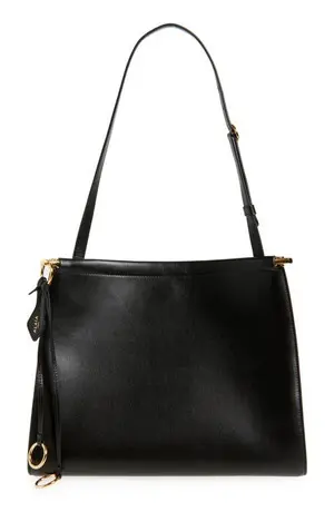 Alaïa Medium Le Click Leather Shoulder Bag - Noir