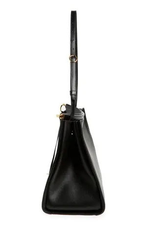 Alaïa Medium Le Click Leather Shoulder Bag - Noir