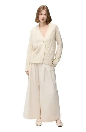 GOBI MONGOLIAN CASHMERE Textured Cashmere Cardigan