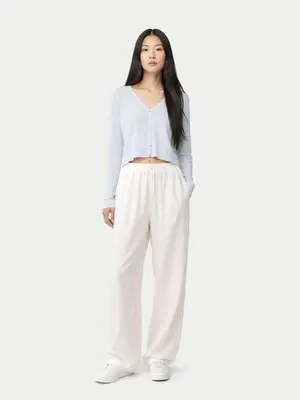 Gobi Cashmere Lightweight Cardigan - Ice Flow