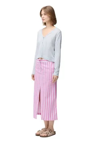 Gobi Cashmere Lightweight Cardigan - Ice Flow