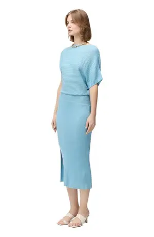 Gobi Cashmere Cashmere Asymmetric Silk Dress