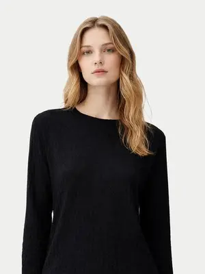 Gobi Cashmere Silk Textured Sweater