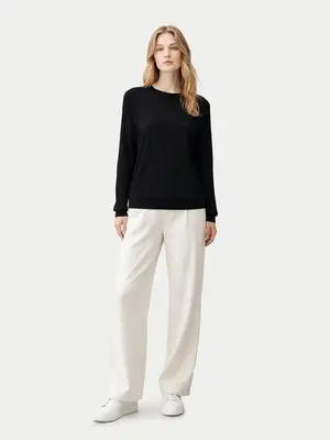 Gobi Cashmere Silk Textured Sweater