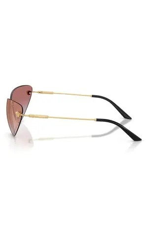 Versace 64mm Gradient Cat Eye Sunglasses