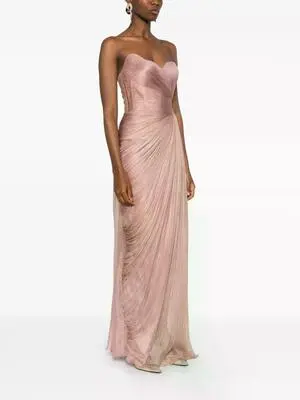 IRIS SERBAN Gisselle Maxi Dress - Neutrals