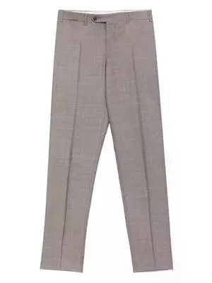 Canali Wool Trousers - Brown
