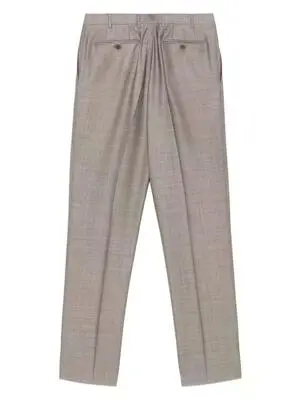 Canali Wool Trousers - Brown