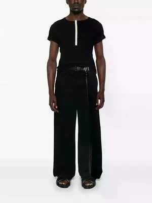 Yohji Yamamoto Ribbed T-shirt