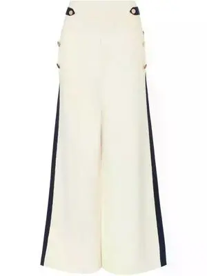 TEMPERLEY LONDON Rivera Wide Leg Trousers - Neutrals
