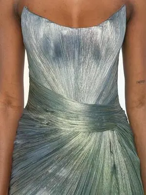 IRIS SERBAN Charlotte Maxi Dress - Blue