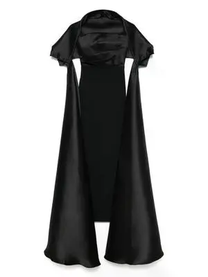 Solace London Vera Maxi Dress - Black