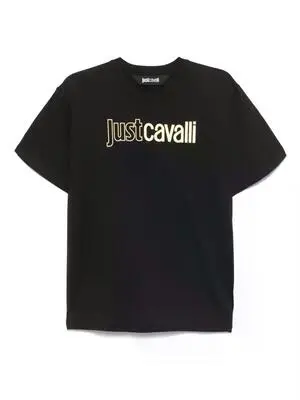 Just Cavalli Logo-print T-shirt - Black