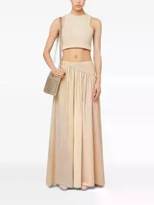 Rabanne Twill Maxi Skirt
