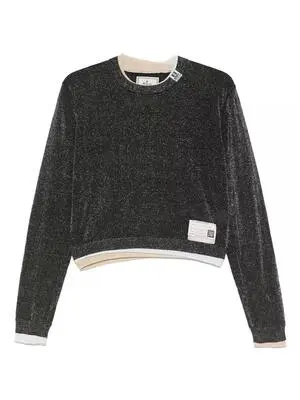 Mihara Yasuhiro Triple-layered Glittered Sweater