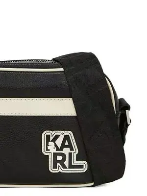 Karl Lagerfeld K/athleisure Contrasting-panel Messenger Bag
