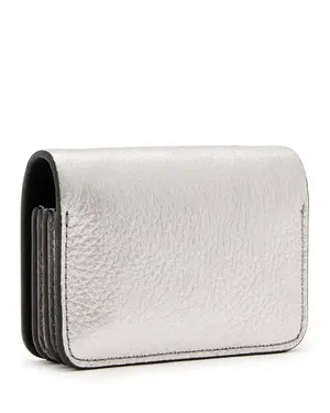 ALLSAINTS Honore Grained Leather Card Holder Crossbody