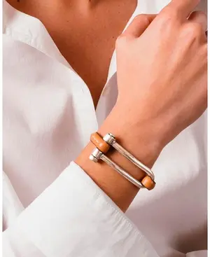 CXC Statement Bangle - Silver