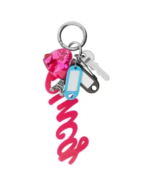 Balenciaga Charm Keychain Hourglass Soft Big Souvenirs - Multicolored