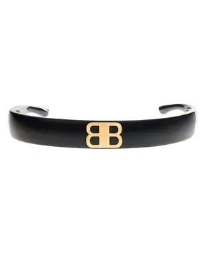 Balenciaga Country Club Bb Headband - Black