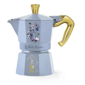 BIALETTI Bridgerton 3 Cup Moka Express Coffee Maker - Bleached Denim