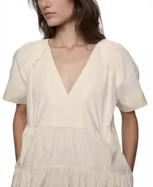 Rebecca Minkoff Vera Mini Dress - Medium Beige