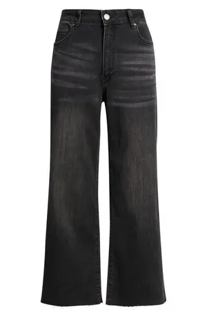 APNY Crop Wide Leg Jeans - Black