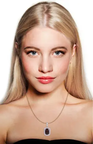 KAHN HIGH JEWELRY Smoky Quartz And Diamond Necklace