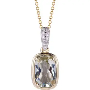 KAHN HIGH JEWELRY Amethyst And Diamond Necklace - Green
