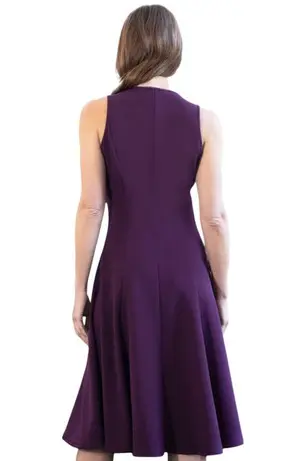 HOTSQUASH LONDON CLOTHING A-line Sleeveless Fit And Flare Dress