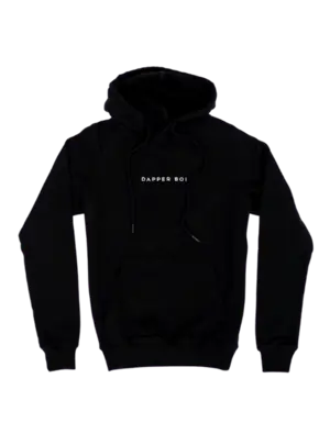 DAPPER BOI Pullover Hoodie - Black