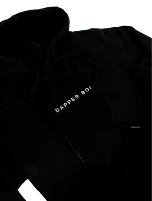 DAPPER BOI Pullover Hoodie - Black